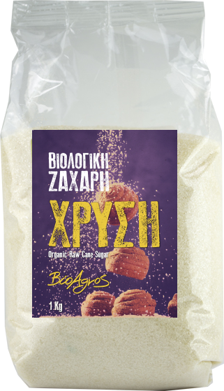 Ζάχαρη Χρυσή 1kg Βιοαγρός Bio